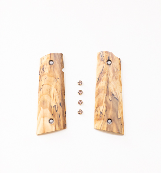 Spalted Maple, Full Size Grip, 1911 | Artisan Gunworks